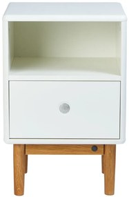 OnaDnes -20% Bílý lakovaný noční stolek Tom Tailor Color 40 x 33,5 cm