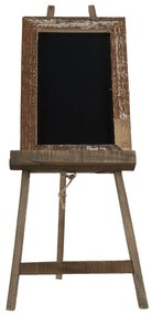 Dřevěná křídová dekorační retro tabule - 38*25*68 cm