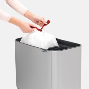 Brabantia BO Touch Bin 11+23L matná ocel otiskuvzdorná