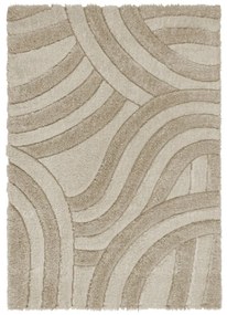 Béžový ručně tkaný koberec z recyklovaných vláken 120x170 cm Velvet – Flair Rugs