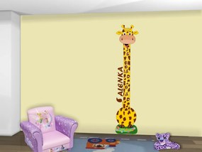 Dětský metr se jménem - 11 Žirafa, Dětské samolepky na zeď