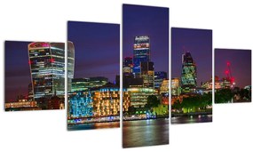 Obraz - Večerní Londýn (125x70 cm)