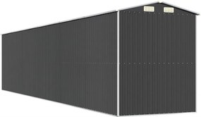 Zahradní kůlna antracitová 192 x 938 x 223 cm pozinkovaná ocel 3147458