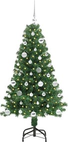 Umělý vánoční stromeček Zelená 150 cm PVC, ocel a plast 3396905