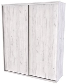 Nábytek Mikulík Skříň FLEXI 2 - 2x dveře plné ROZMĚR: (š/v/h) 200 x 240 x 65 cm