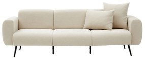 Hanah Home Třímístná pohovka SIDE krémová 235 cm