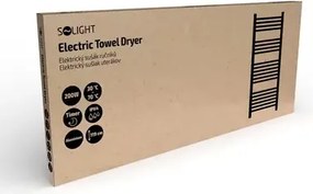 Solight elektrický sušák ručníků 200W / Sušák ručníků / 30-70 °C / Čas