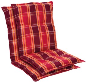 Prato, čalouněná podložka, podložka na židli, podložka na nižší polohovací křeslo, na zahradní židli, polyester, 50 x 100 x 8 cm, 2 x podložka