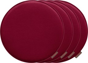 Magma Stuhlkissen Avaro 4er Set (kulatá, vínová)
