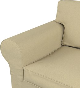 Potah na pohovku IKEA  Ektorp 2-místná, nerozkládací barva zelená látka pletený vzor
