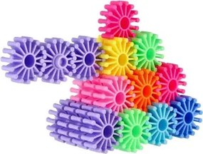 TEDDIES Stavebnice ozubená kola / 60 ks / plast / 25 x 22 x 5 cm / od