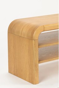 TV stolek v dekoru dubu v přírodní barvě 160x45x40 cm Brave – Zuiver