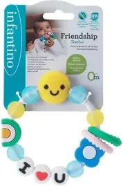 Infantino Kousátko silikonové Friendship / od narození