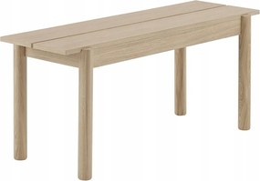 Muuto Linear Dřevěná lavice 110 cm Dubová