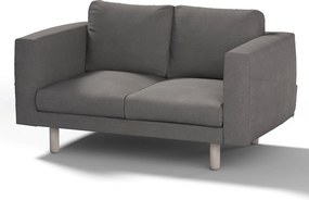 Potah na pohovku IKEA Norsborg 2-místná barva šedá látka pletený vzor