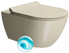 Sapho GSI Color Elements - WC závěsné Pura, splachování Swirlflush, creta dual-mat 881508