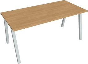 Kancelářský stůl jednací Hobis UJA 1600, deskaakát, černá černá