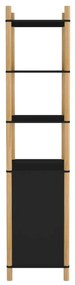 Skříň highboard černá 60x40x173 cm kompozitní dřevo