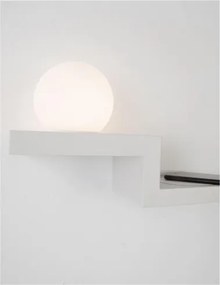 Nástěnné LED svítidlo NOVA LUCE ROOM 6W 3000K s odkládací poličkou 9183311