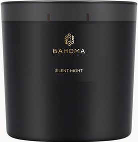 Ručně vyrobená vonná svíčka se třemi knoty Silent Night (mandarinka, jehličí a vanilka)