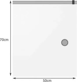 Zaparkorun Set vakuových sáčků 50x70 cm - 10 ks + odsávačka na vzduch