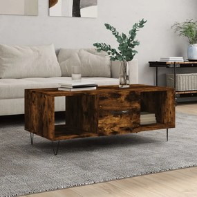 vidaXL Konferenční stolek 102 x 50 x 40 cm kompozitní dřevo [829296] Barva: kouřový dub