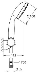 Grohe Bau Loop pack - vanový