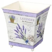 Nohelgarden Set obalů na květník LAVENDER DE PROVENCE plech 12,14,16cm