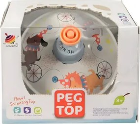 Káča kovová se zvířátky / 11 cm / od 3 let