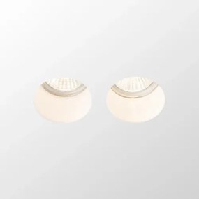 Svítidlo RENDL QUO R II zápustné sádrová 230V LED GU10 2x8W R12900