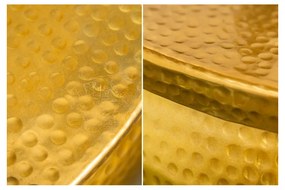 Massive home | Konferenční stolek ORIENT STORAGE 70 CM zlatý s úložným prostorem