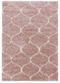 Kusový koberec Salsa shaggy 3201 rose 280 x 370 cm