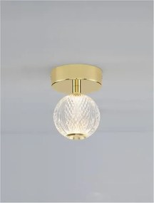 LED stropní svítidlo Brillante zlatá