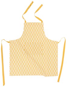TISECO Zástěra Hexagon 74 x 85 cm žlutá