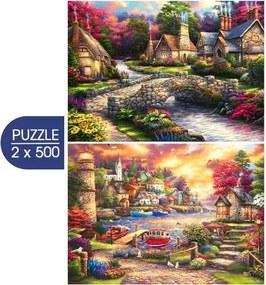 GRAFIKA Puzzle Art Collection: Umění / 2x500 dílků / 47 × 34 cm