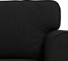 Set pohovek 2 ks Černá textil 3407488