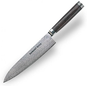 nůž Gyuto / Chef 205 mm - KIYA DAMAST- Swedish Powder Steel