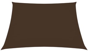 Stínící plachta oxfordská látka čtvercová 7 x 7 m hnědá,  135803
