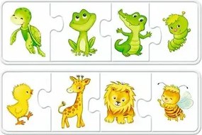 Ravensburger Moje první puzzle Barevná zvířátka 6x4 dílků / od 2 let