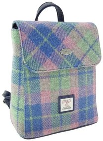 Batoh Tummel Harris Tweed - Soft Blue and Pink Tartan