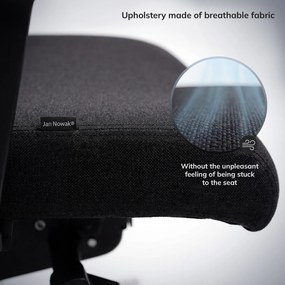 Ergonomická kancelářská židle černá VECTOR