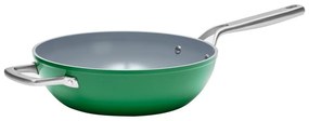 Wok pánev s poklicí/s keramickým povrchem ø 28 cm Meda 3.0 – FABINI