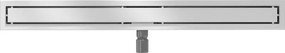 Mexen Flat M13 liniový odtok 2v1 90 cm, nerez - 1010090-15
