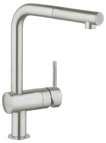 Grohe Minta - Páková dřezová baterie, supersteel 32168DC0