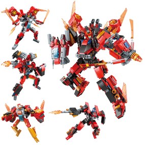Qman Roaring Flame God General 41305 sada 4 v 1