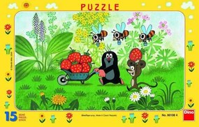 Dino Puzzle Krtek na výletě 15 dílků