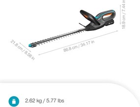 Aku nůžky na živý plot Gardena EasyCut 45/18V P4A set 14734-20