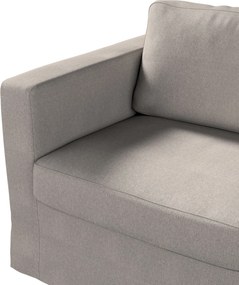 Potah na pohovku IKEA  Karlstad 2-místná , nerozkládací, dlouhý barva béžová látka pletený vzor
