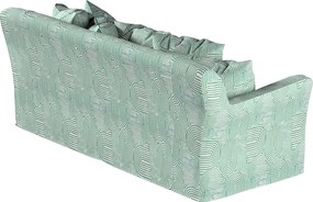 Potah na pohovku IKEA  Tomelilla 3-místná nerozkládací barva zelená látka pletený vzor, vzorované