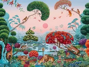 HEYE Puzzle Exotická zahrada: Úžasná džungle / 1500 dílků / 80 x 60 cm